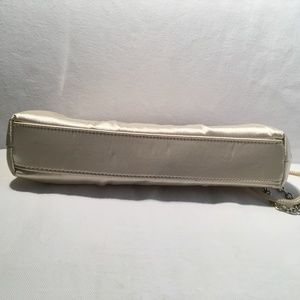 Kate Landry | Bags | Kate Landry Nwt Cream Satin Clutch Shoulder Strap ...